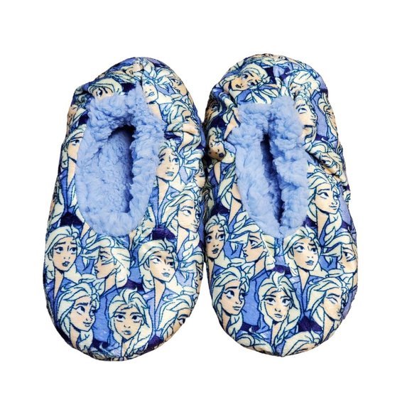 Disney | Shoes | Frozen All Elsa Plush Slippers Size Sm New | Poshmark